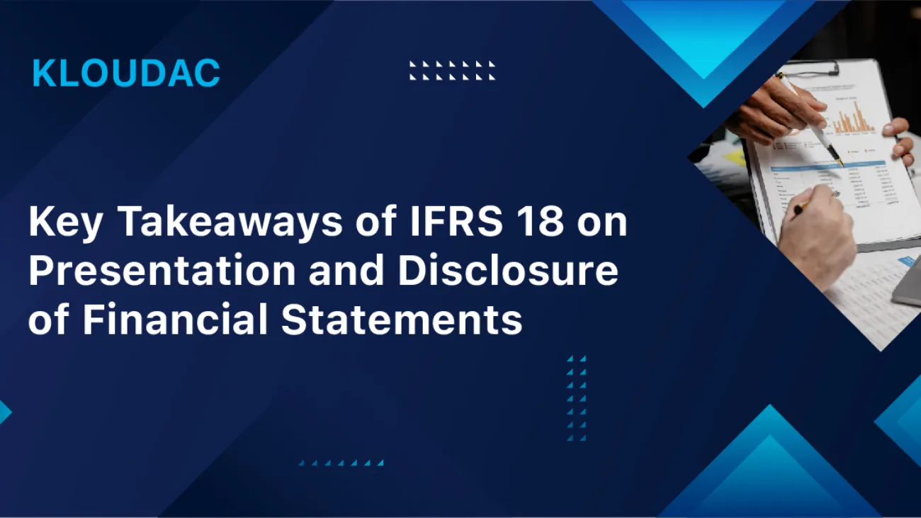 IFRS 18 on Presentation and Disclosure for Financial Statements
