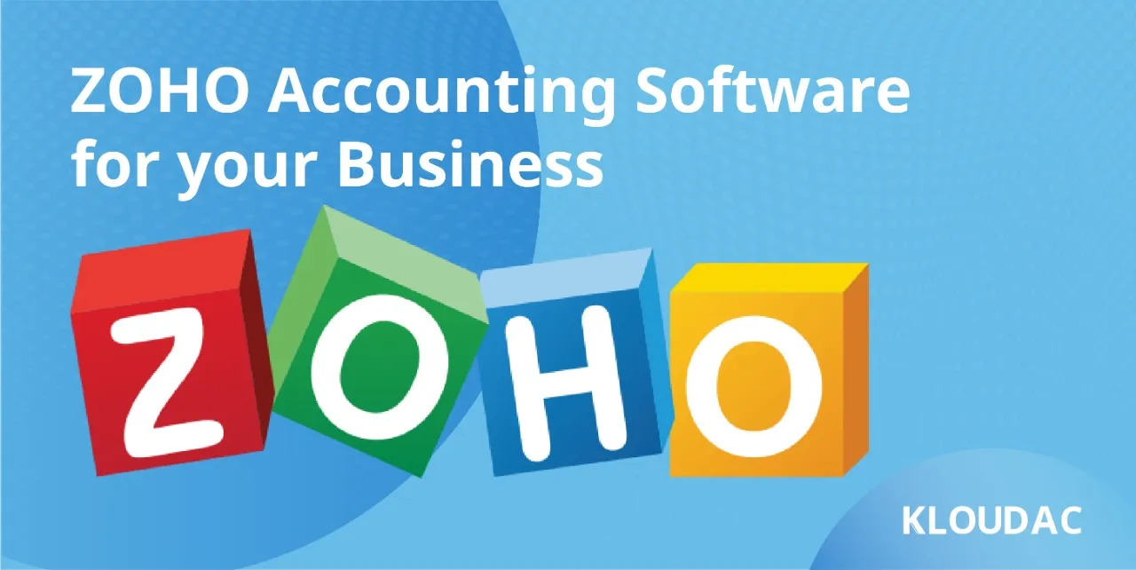 Zoho Books Accounting Software Dubai - KLOUDAC